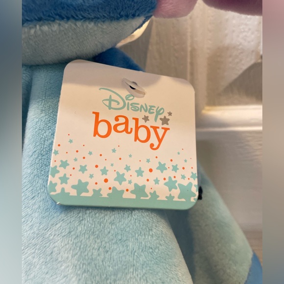 Disney | Toys | Disney Baby Stitch Security Blankie Lovey Plush 4x14 ...